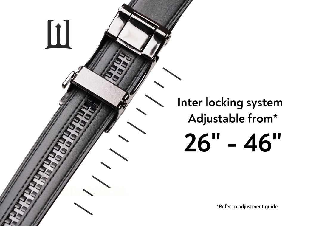 Premium Vegan Leather Mens Belts in India – Modena Works